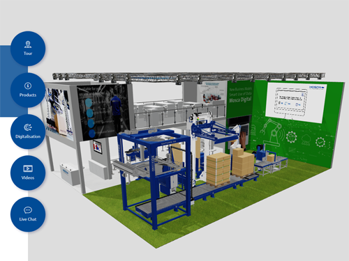 Virtual exhibition booth showcases Mosca solutions for automation and ...